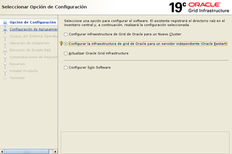 Instalación de Oracle Grid Infrastructure 19c en Oracle Linux 7 [Paso a paso] - kr105 blog